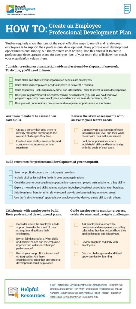 How to Create an Employee Professional Development Plan | Nonprofit ...